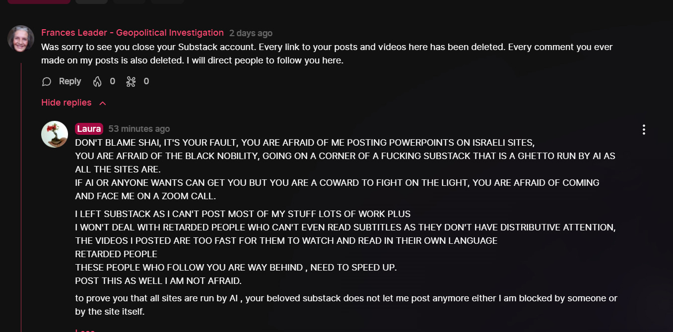 LAURA HAS GONE! - by Frances Leader - Uncensored