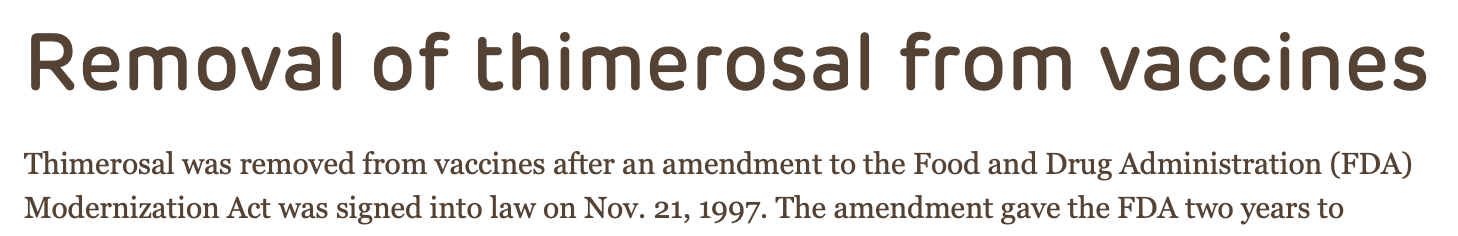 Special Investigation: Govt. deception over thimerosal in vaccines ...