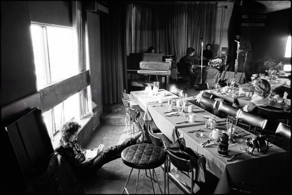 Bob Dylan and The Band in Denver 1974 - by Ray Padgett