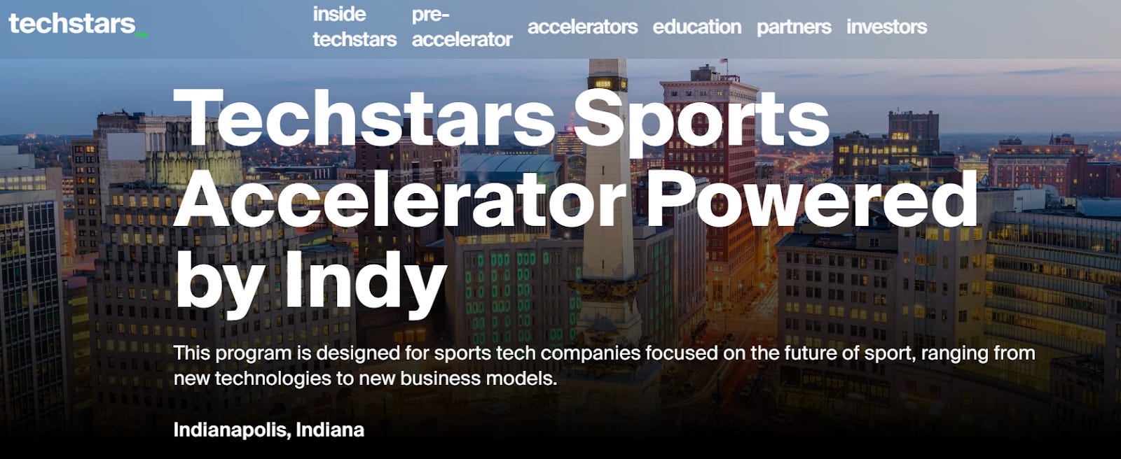 ⭐Upside VC/Accelerator Profile: Techstars Sports Accelerator & Chat ...