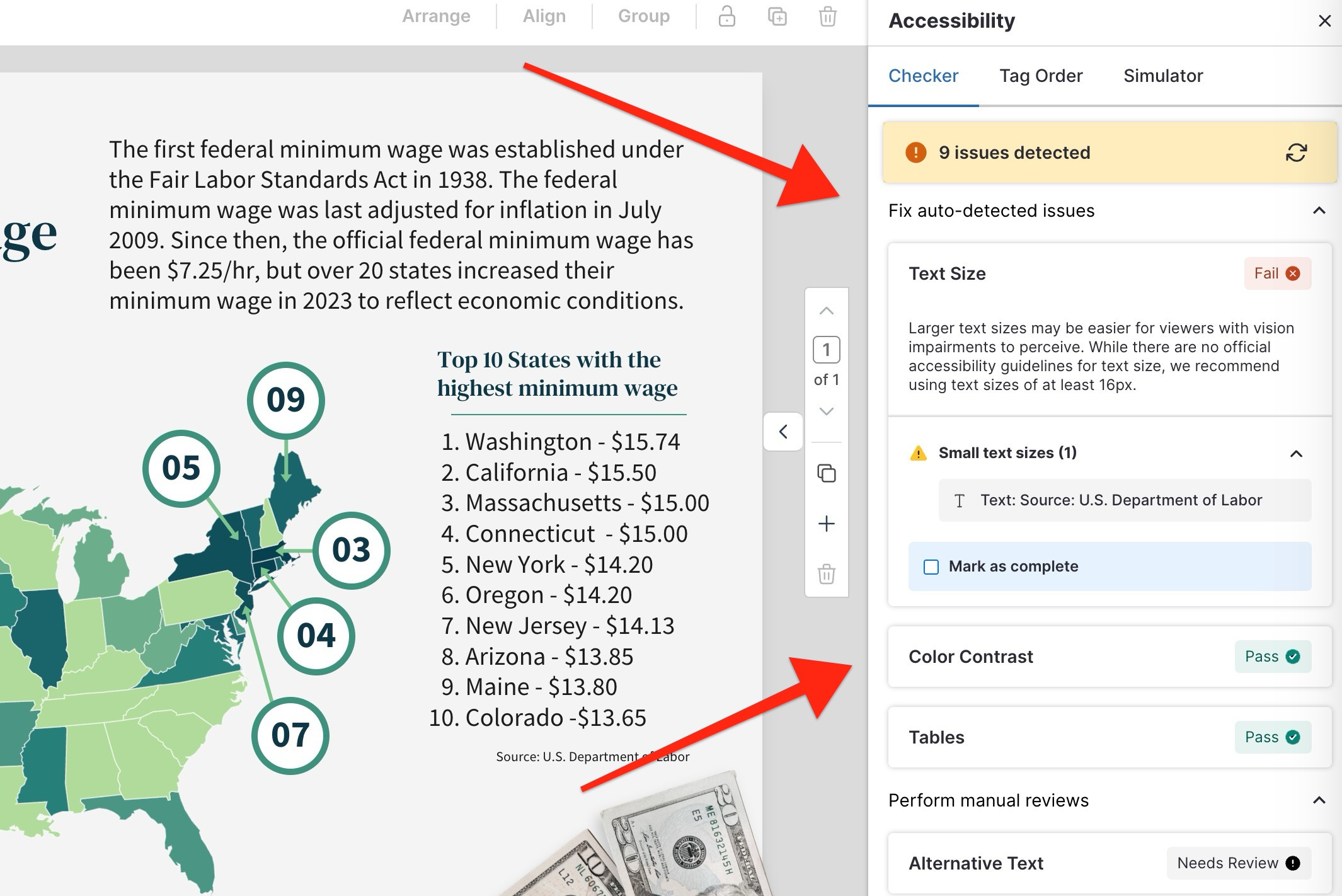 Try Venngage to make accessible infographics📊
