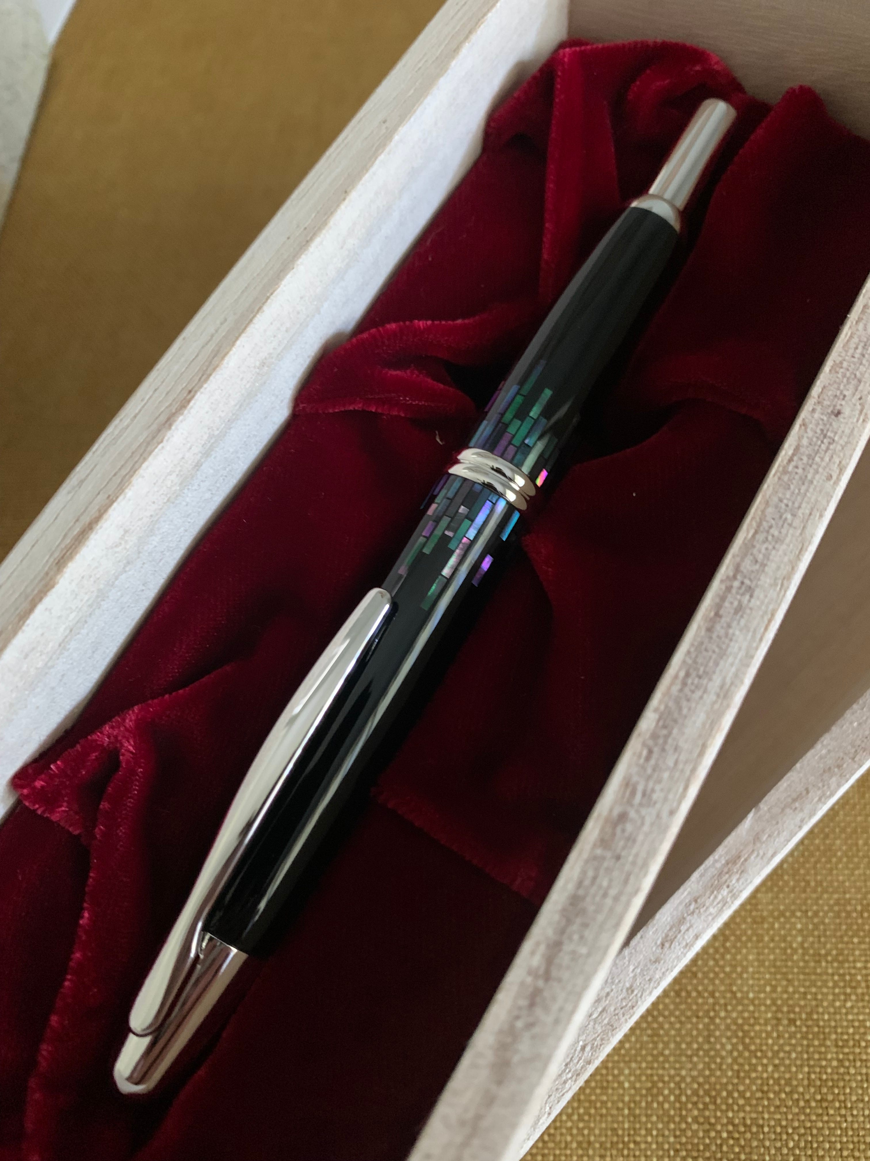 Fountain pen alignment chart