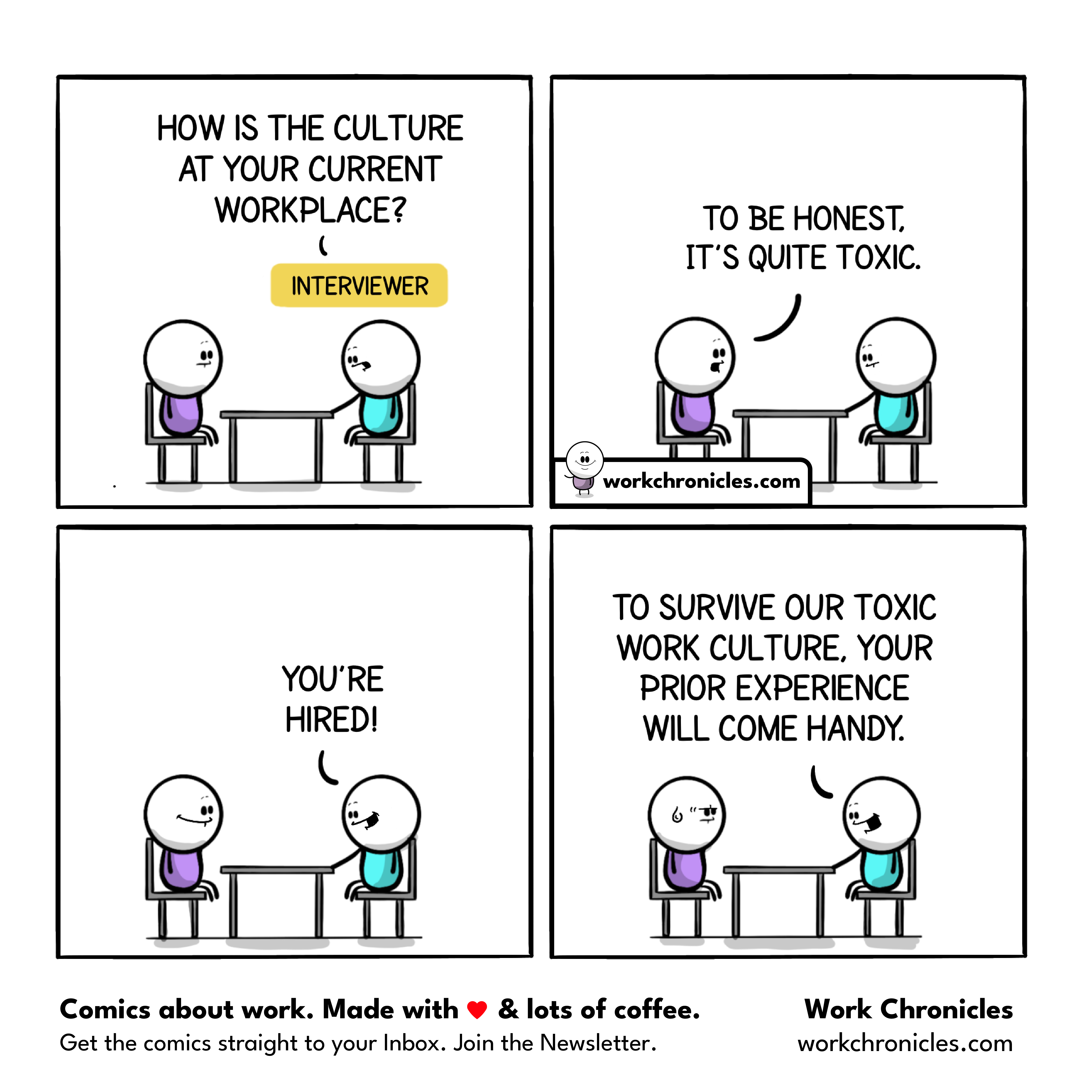 (comic) Toxic Culture Fit - Work Chronicles
