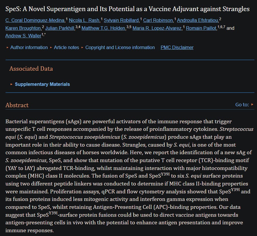 Pfizer's "vaccine design" and superantigens - by Moriarty