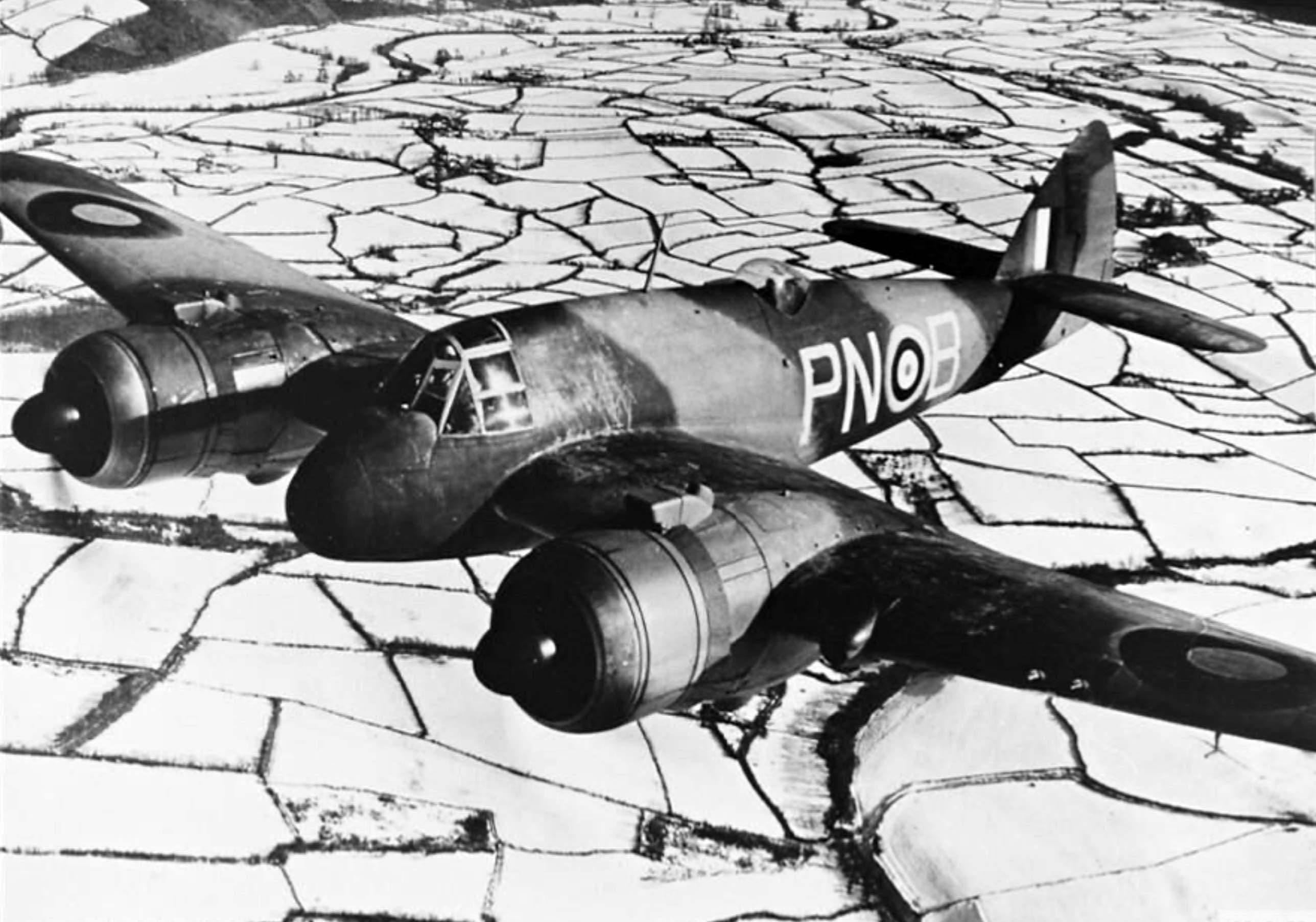 Night fighter vs night fighter over Germany