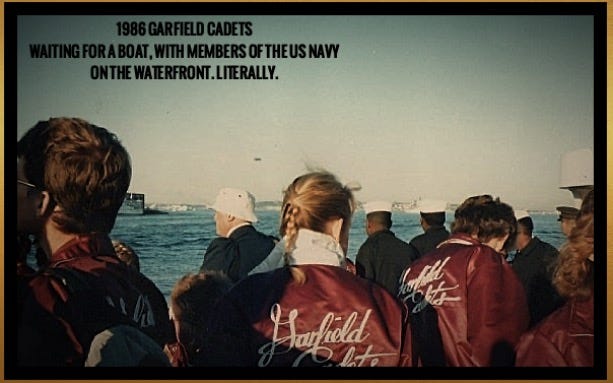 Garfield Cadets perform for the World at the Statue of Liberty