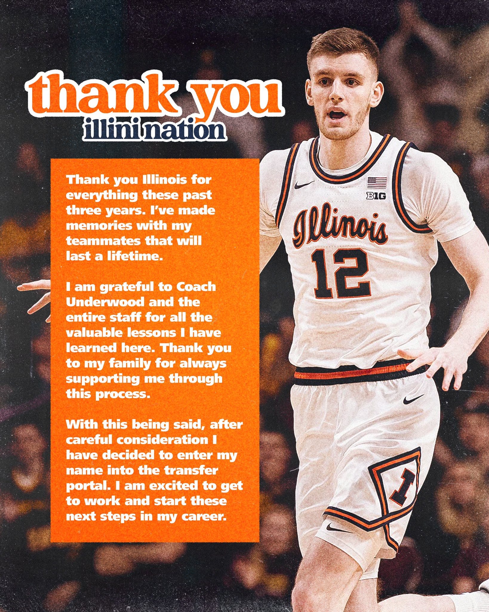 Illini Basketball: Brandon Lieb enters the transfer portal