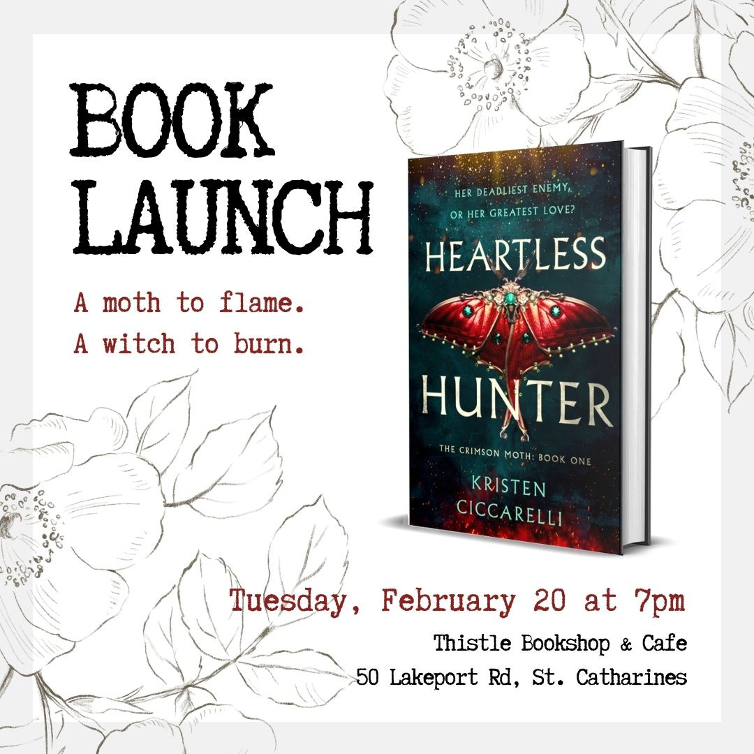 HEARTLESS HUNTER preorder news - by Kristen Ciccarelli