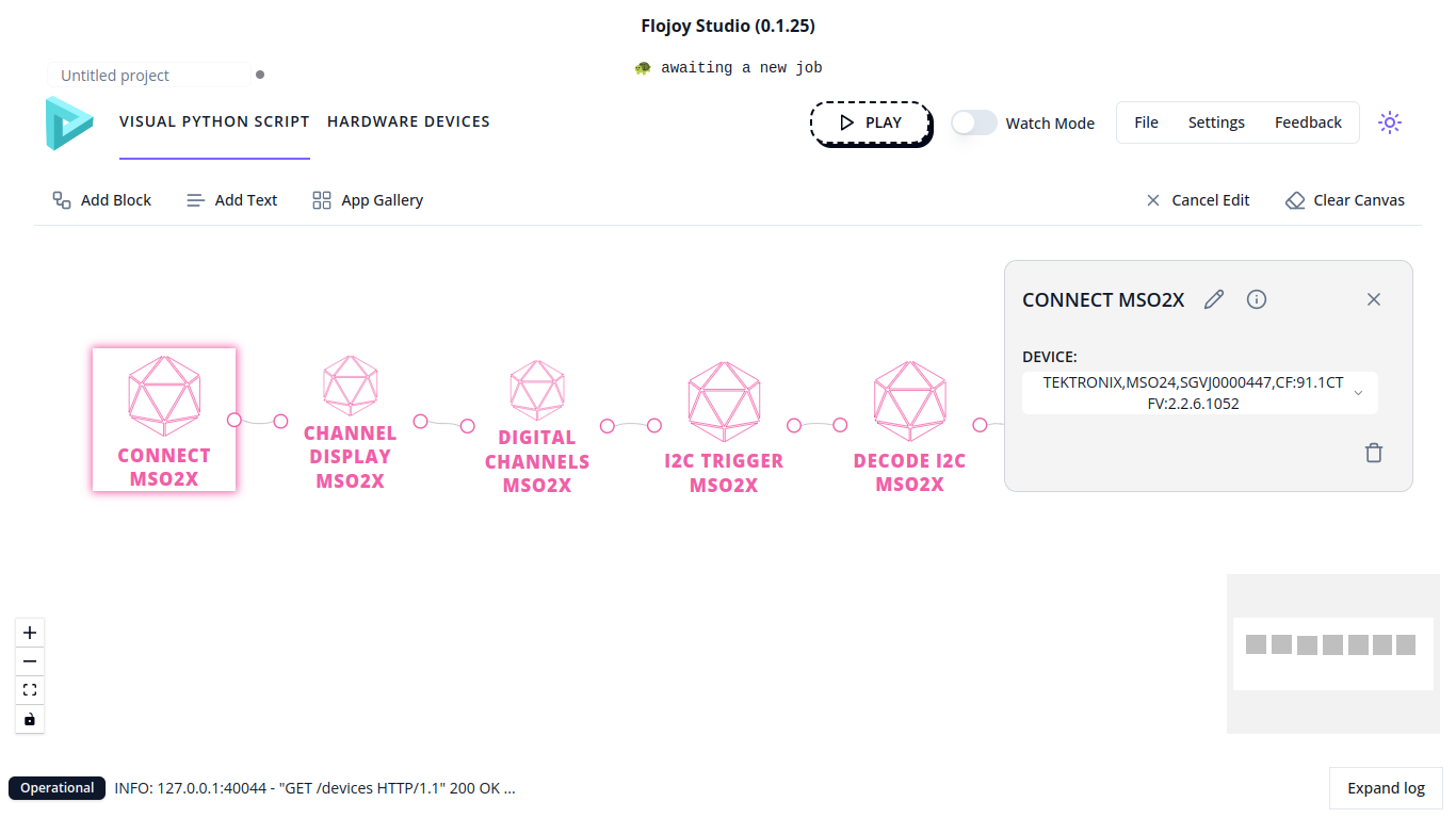 Decoding I2C data with Flojoy - by Dallas