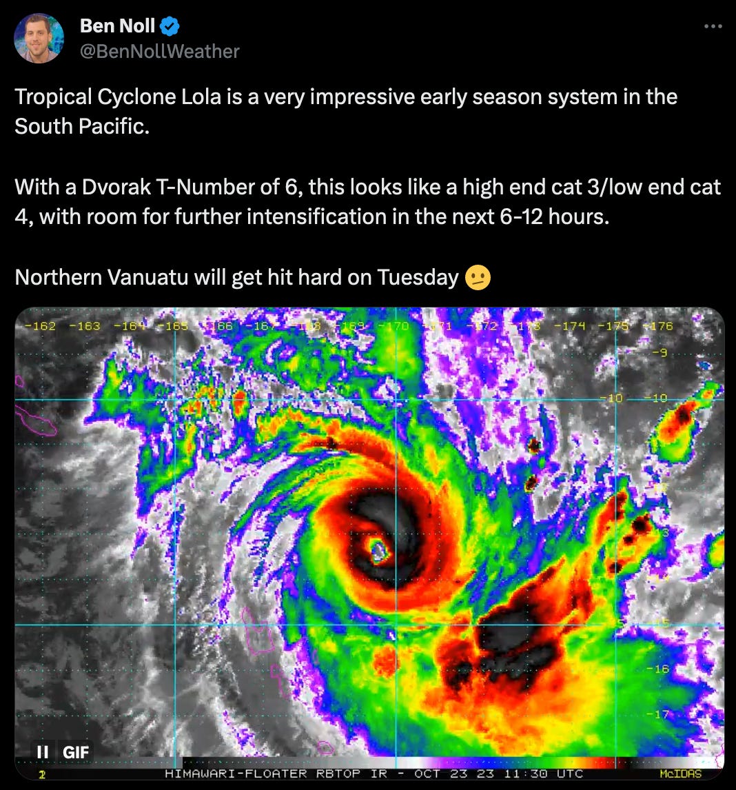 What a cyclone in Vanuatu means for you - by Ben Noll