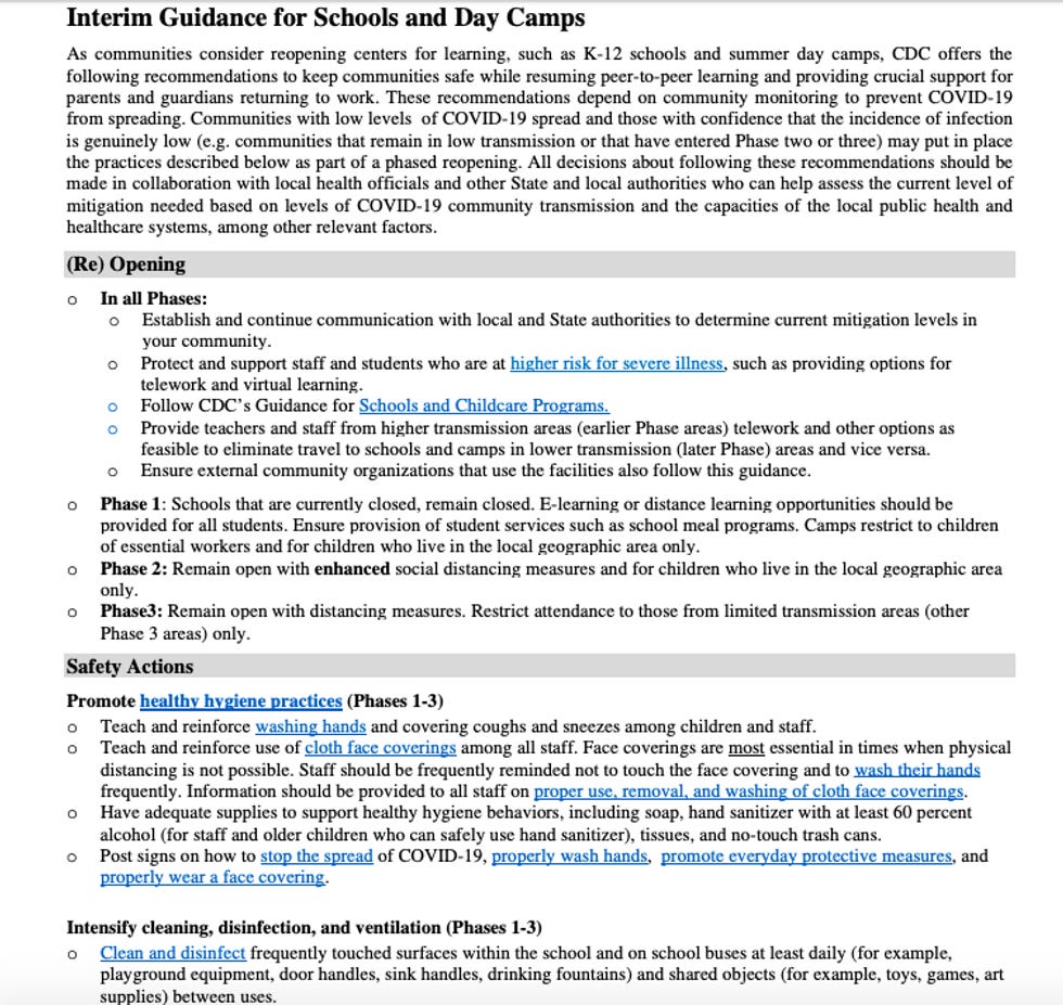 White House Forces CDC To Edit Reopening Recs Down To Helpful Haiku, So ...