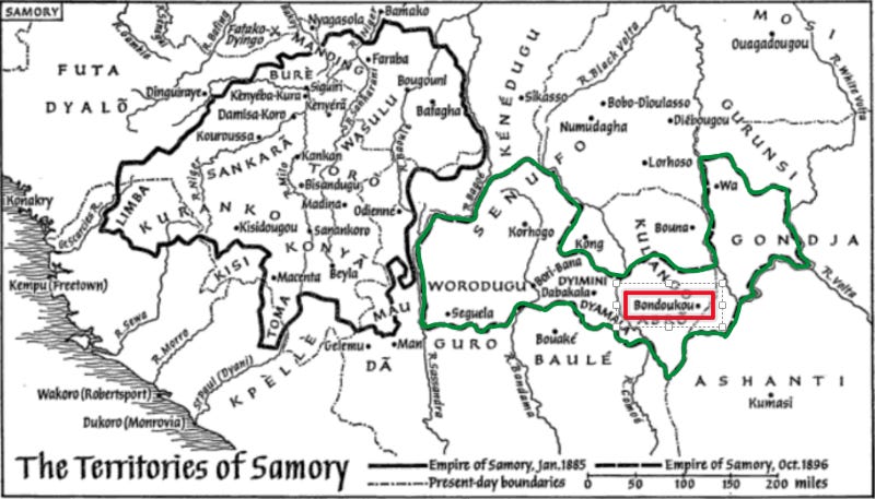 The empire of Samori Ture on the eve of colonialism (1870-1898)