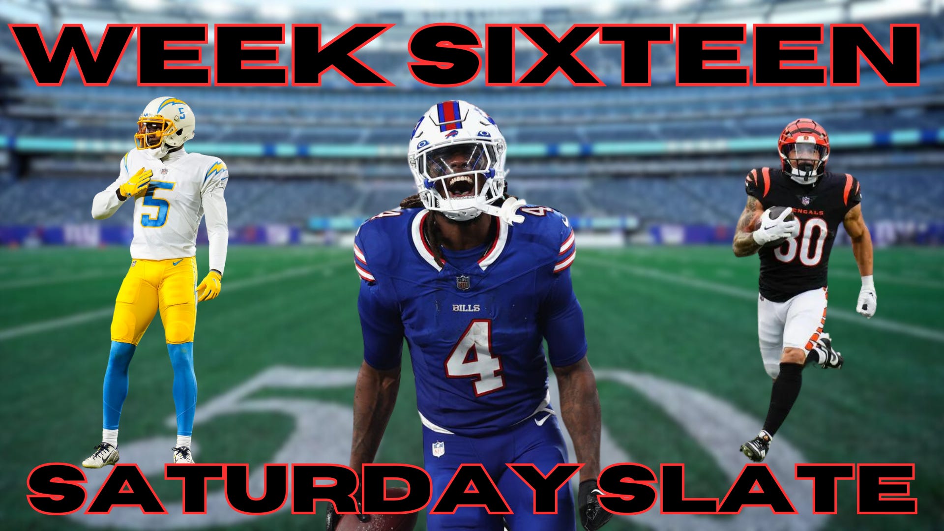 Week 16: Saturday Slate - Jake’s Substack