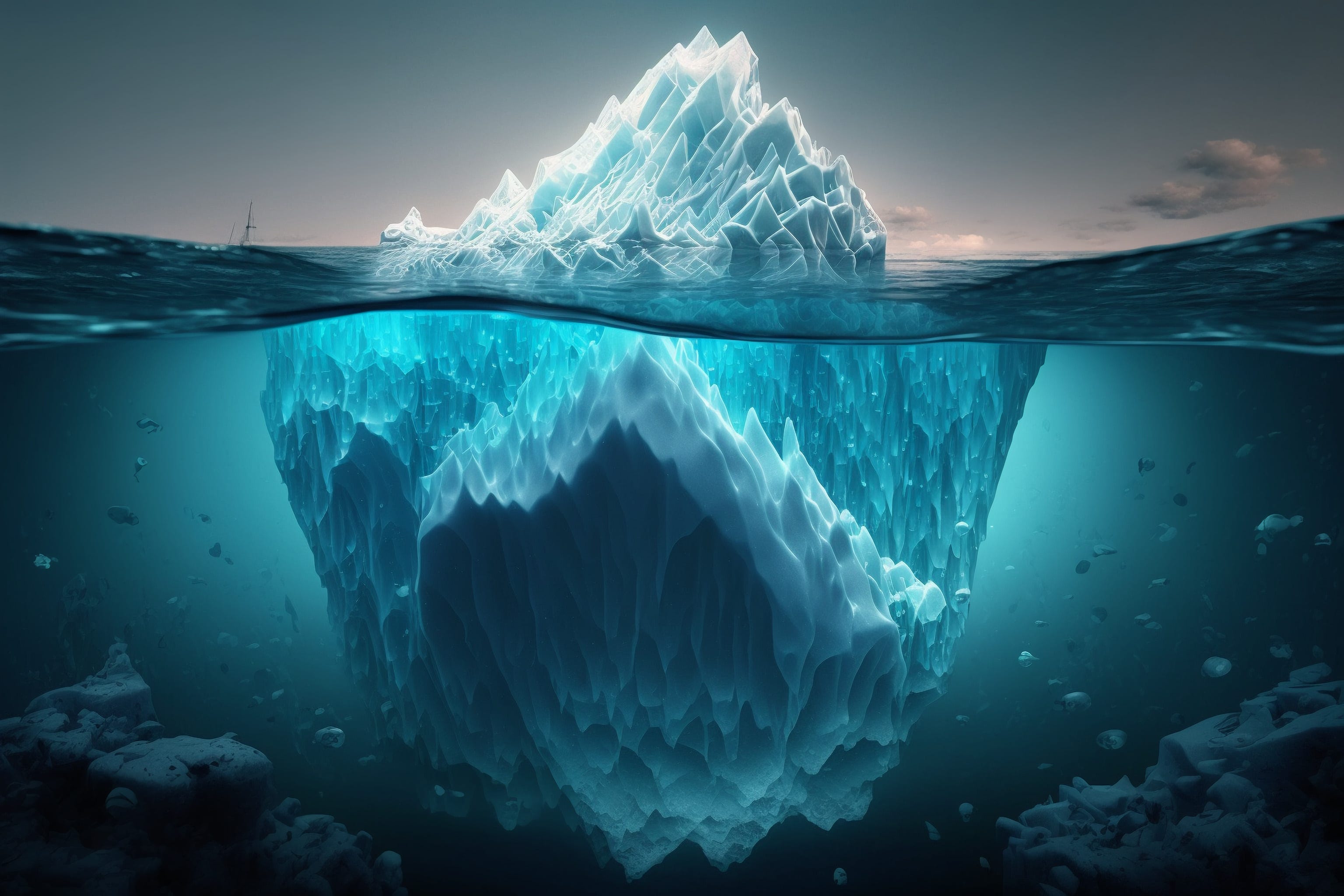 The Multicultural Iceberg - by Adam Johnston