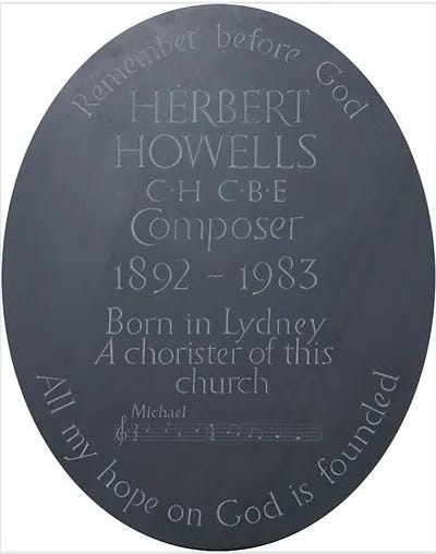 Herbert Howells (1892-1983) and his choral and organ music