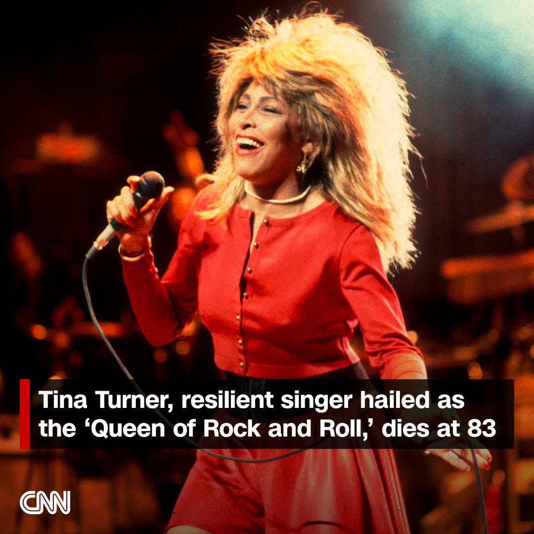 Tina Turner, resilient singer hailed as the ‘Queen of Rock and Roll ...
