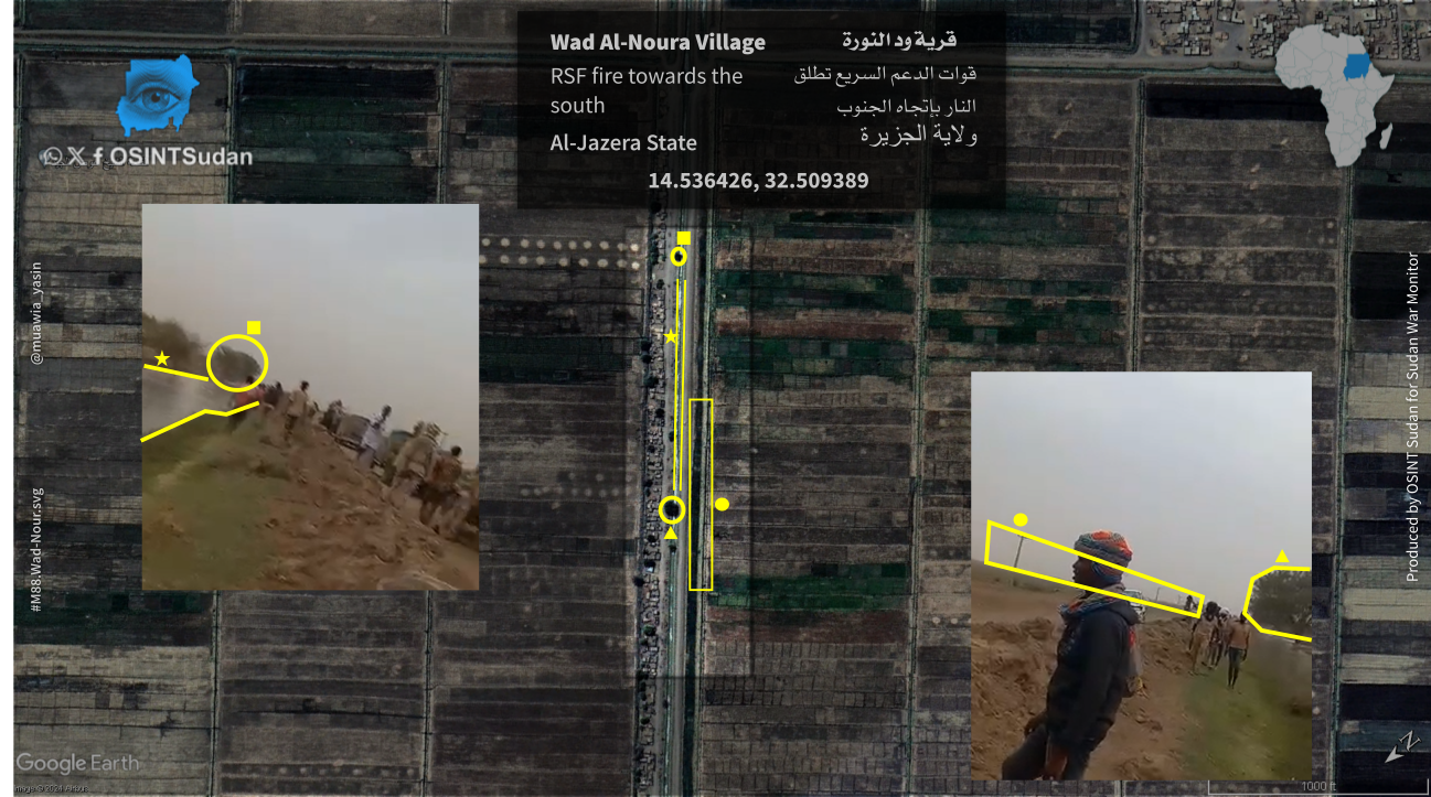 RSF kill dozens of villagers at Wad al-Noura in Jazira State