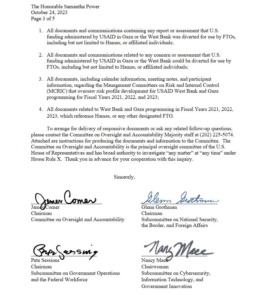 UPDATES: Oversight Committee Presses DOD on U.S. Military Aid and ...