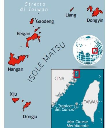 Le isole Matsu tra Cina e Taiwan | Mappe - by Andrea Codega
