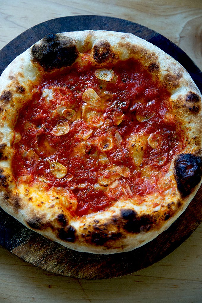 Tomato Pie, Pizza Marinara - by Alexandra Stafford