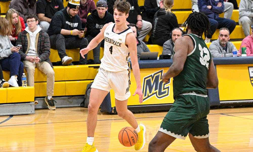 Derkack's career high leads Merrimack in win over Worcester State