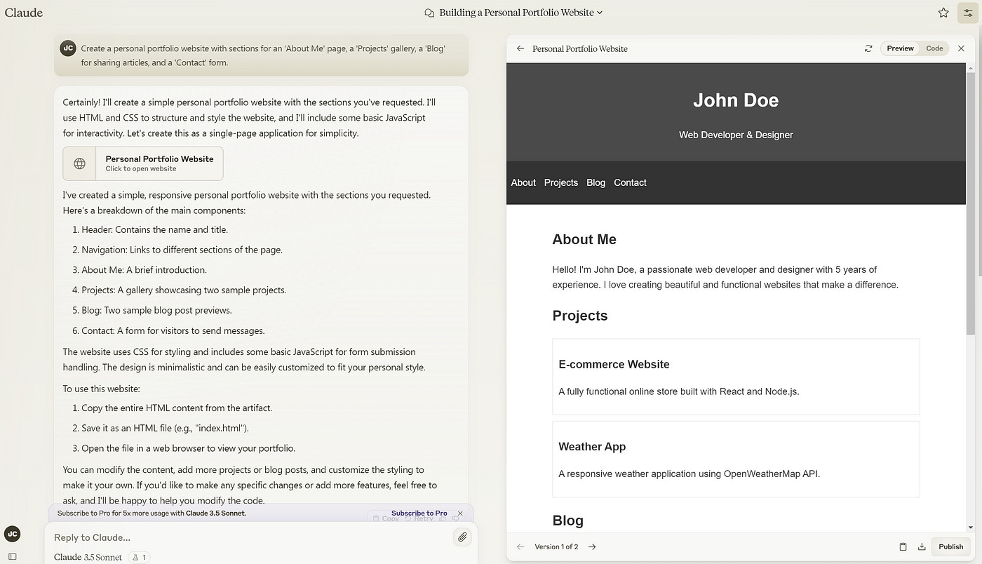 5 Cool Tricks with Claude Artifacts - by Jim Clyde Monge