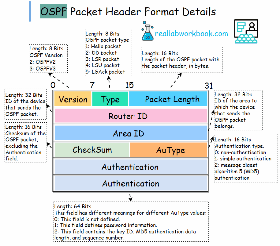 OSPF Packet Header Format Details - by Rose White OSPF Packet Header Format Details - by Rose White
