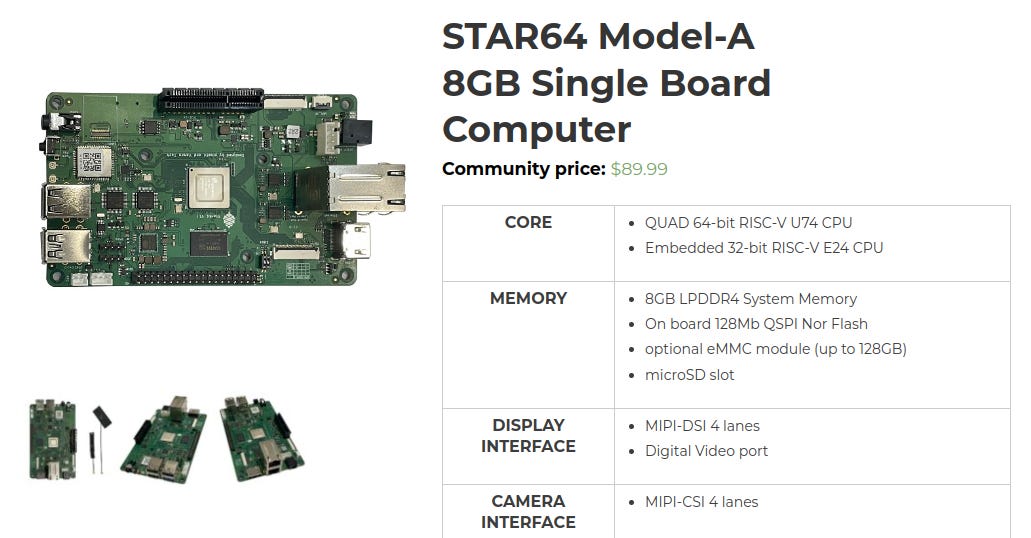 Pine64 launches a RISC-V Linux Tablet - by Bryan Lunduke