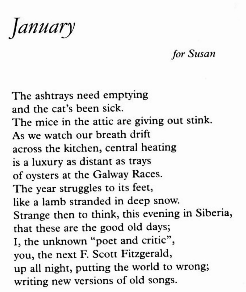 Poems for Your Weekend: January Cold Edition