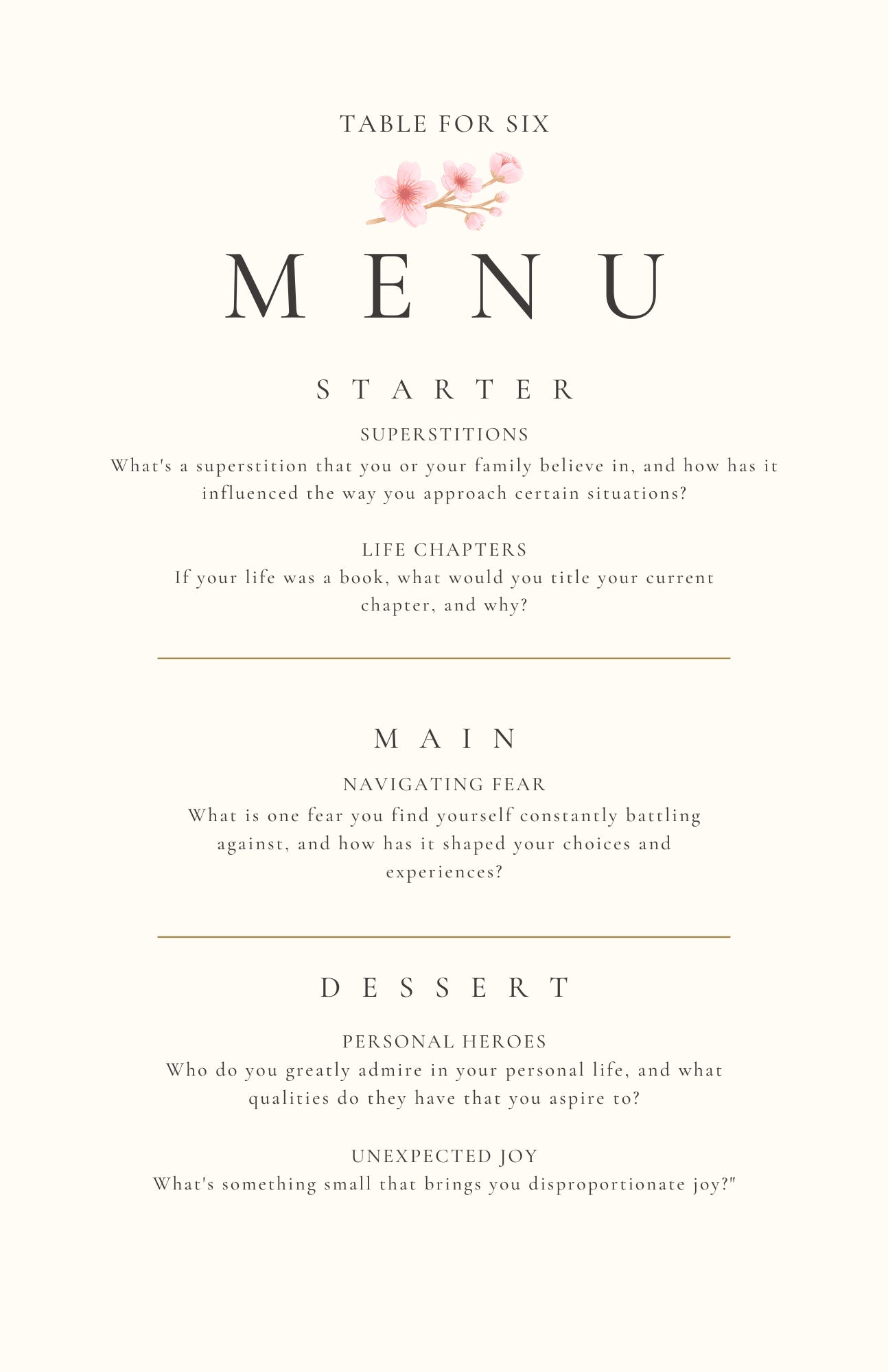 Introducing Table for Six! - by Ross Puritty