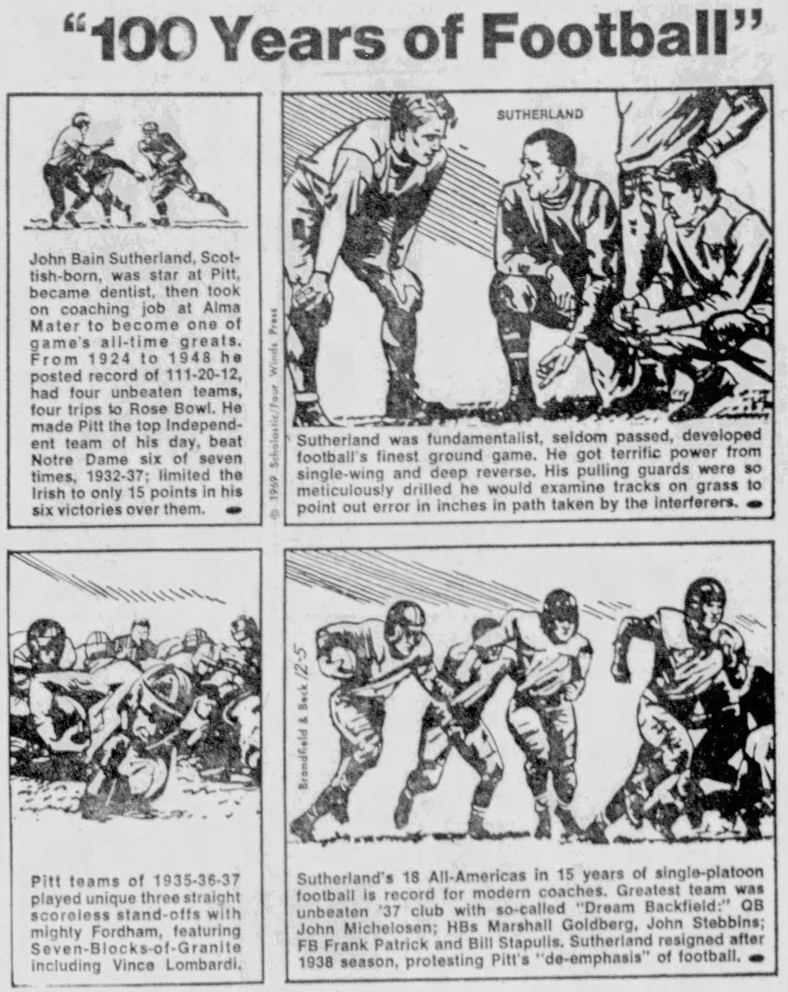 Today's Tidbit... 100 Years of Football: 1935-1939