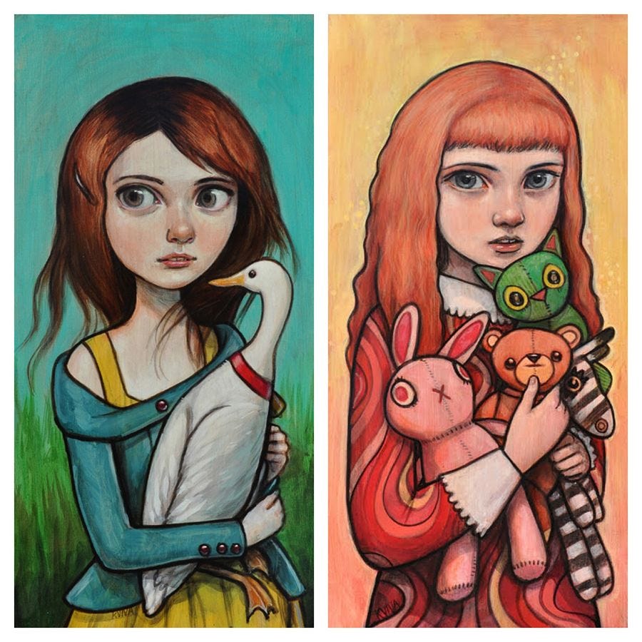 Two little girls - by Lyriquediscorde - Laura’s Substack