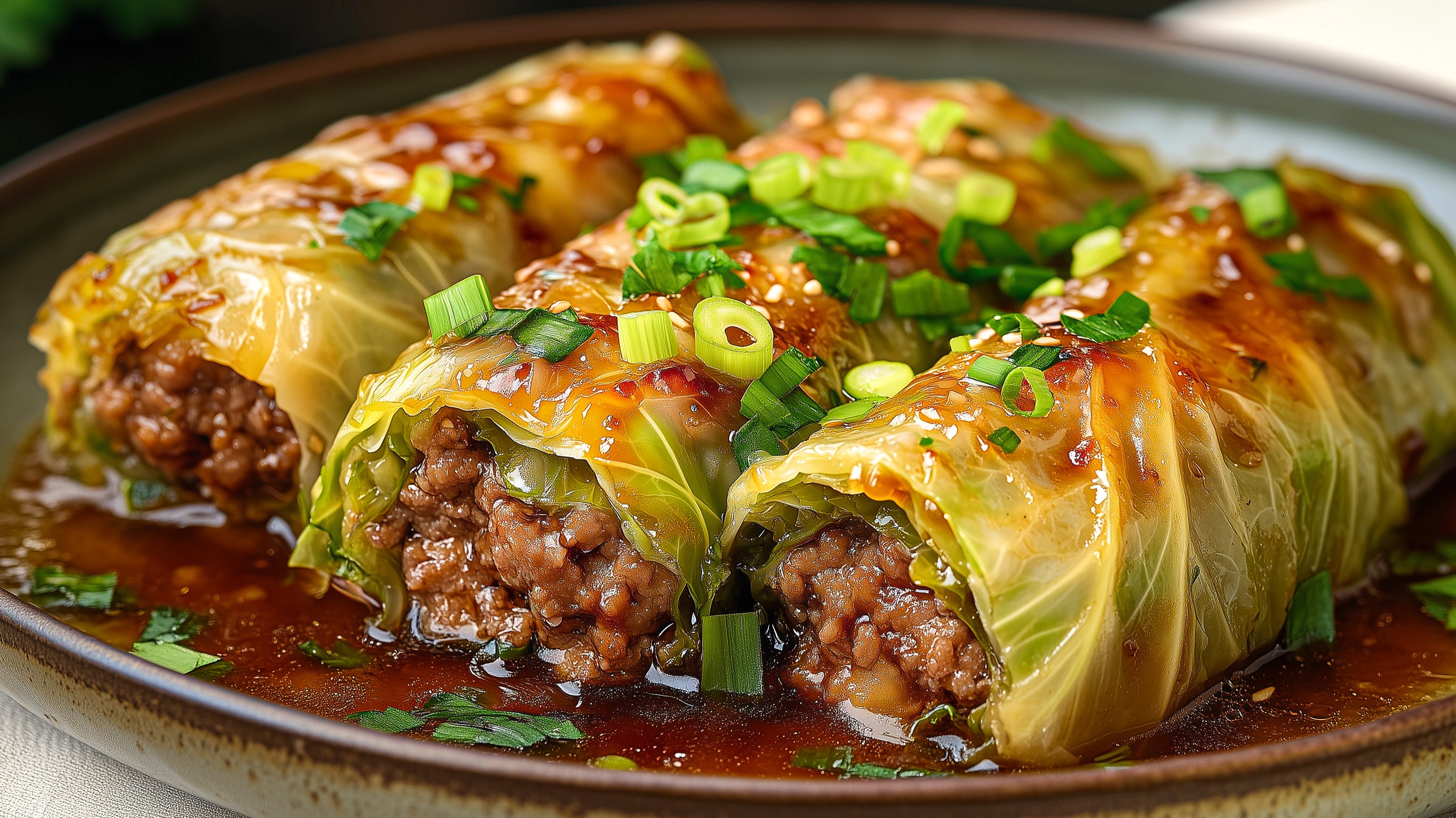 Easy stuffed cabbage rolls - by Sophie - Essen Recipes