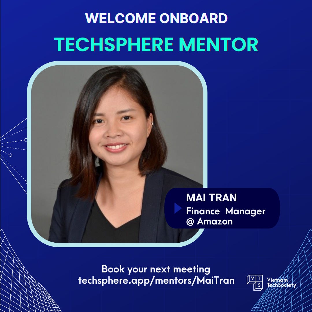 Get to know: mentor Mai Tran - Finance Manager at Amazon
