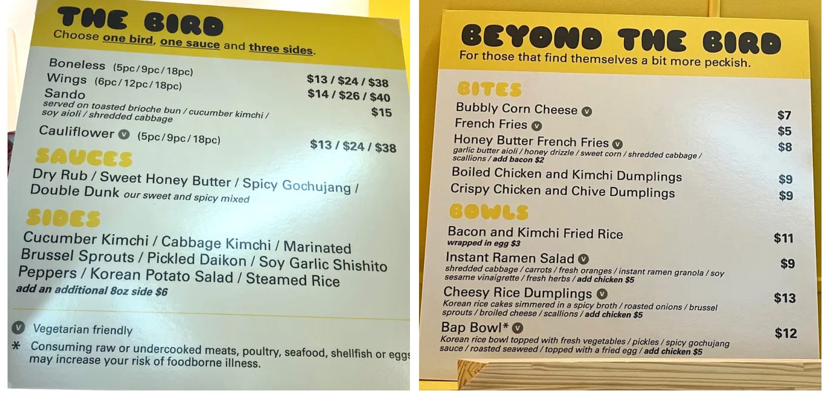 A First Look Inside Basic Bird + Other DSM Dining News