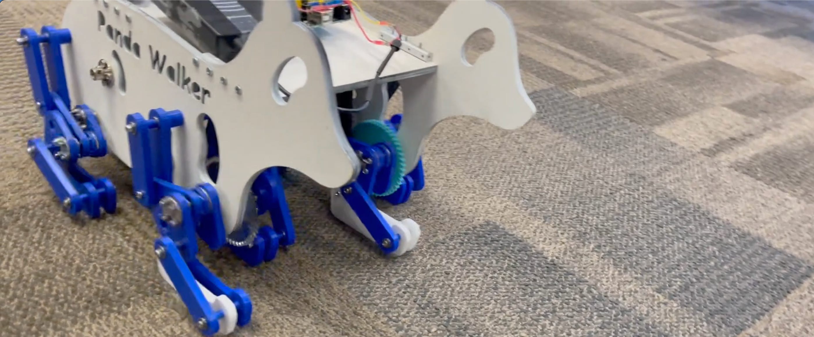 Eight Legs Two Stepper Motors - by Prof. McCarthy