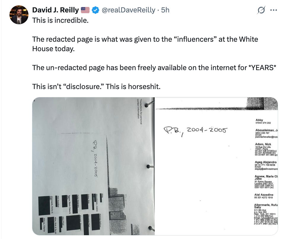 Trump's Epstein files influencer release was a disaster