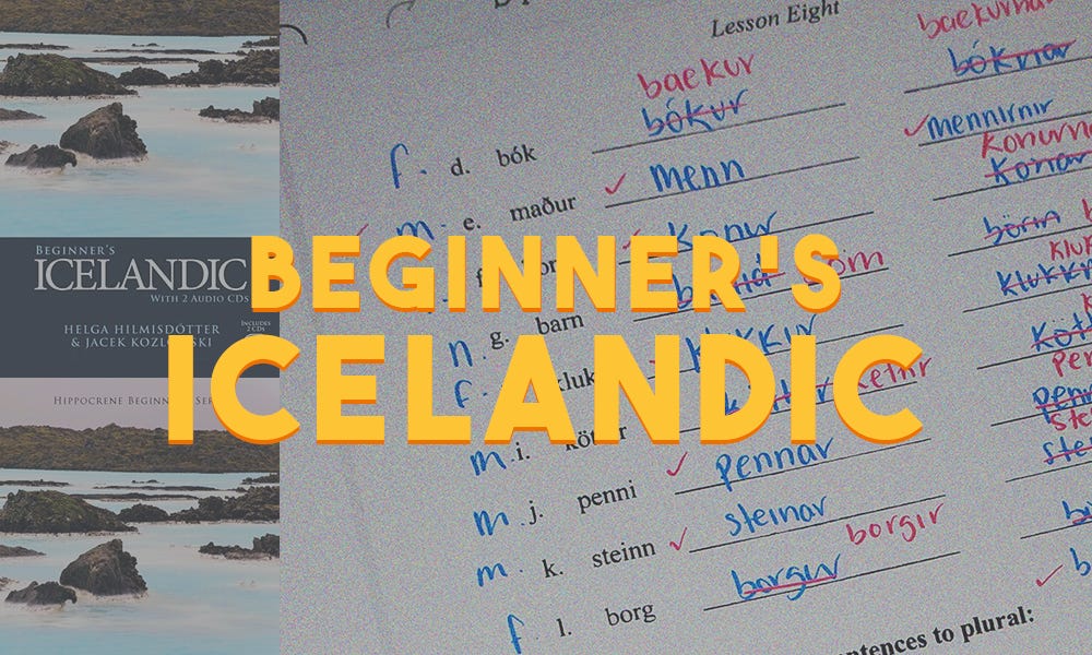 📘 Beginner's Icelandic: A Review - by Victoria
