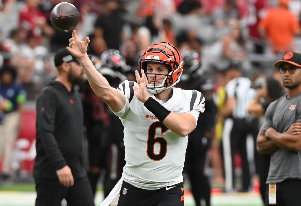 Bengals backup quarterback Jake Browning on becoming the starter in Joe ...