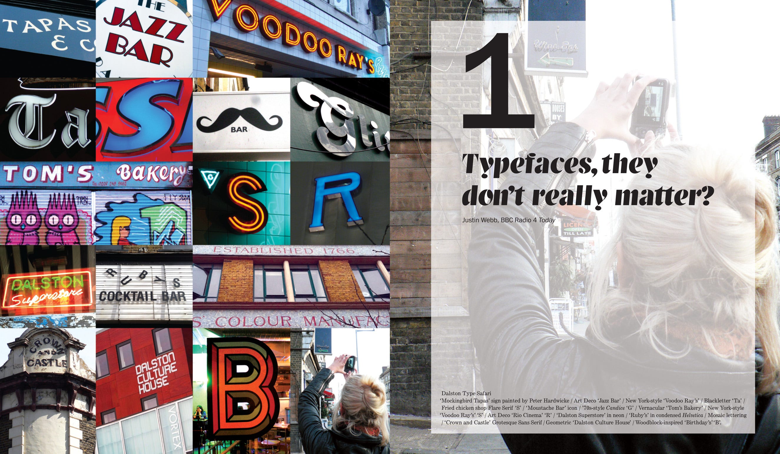 Book. Why Fonts Matter. A bestselling book by Sarah Hyndman