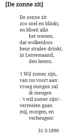 Typing English and writing Dutch - by Reinhard's Kasteel