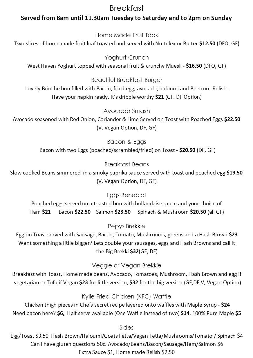 SAMUEL PEPY’S CAFÉ - Heads Up Launceston