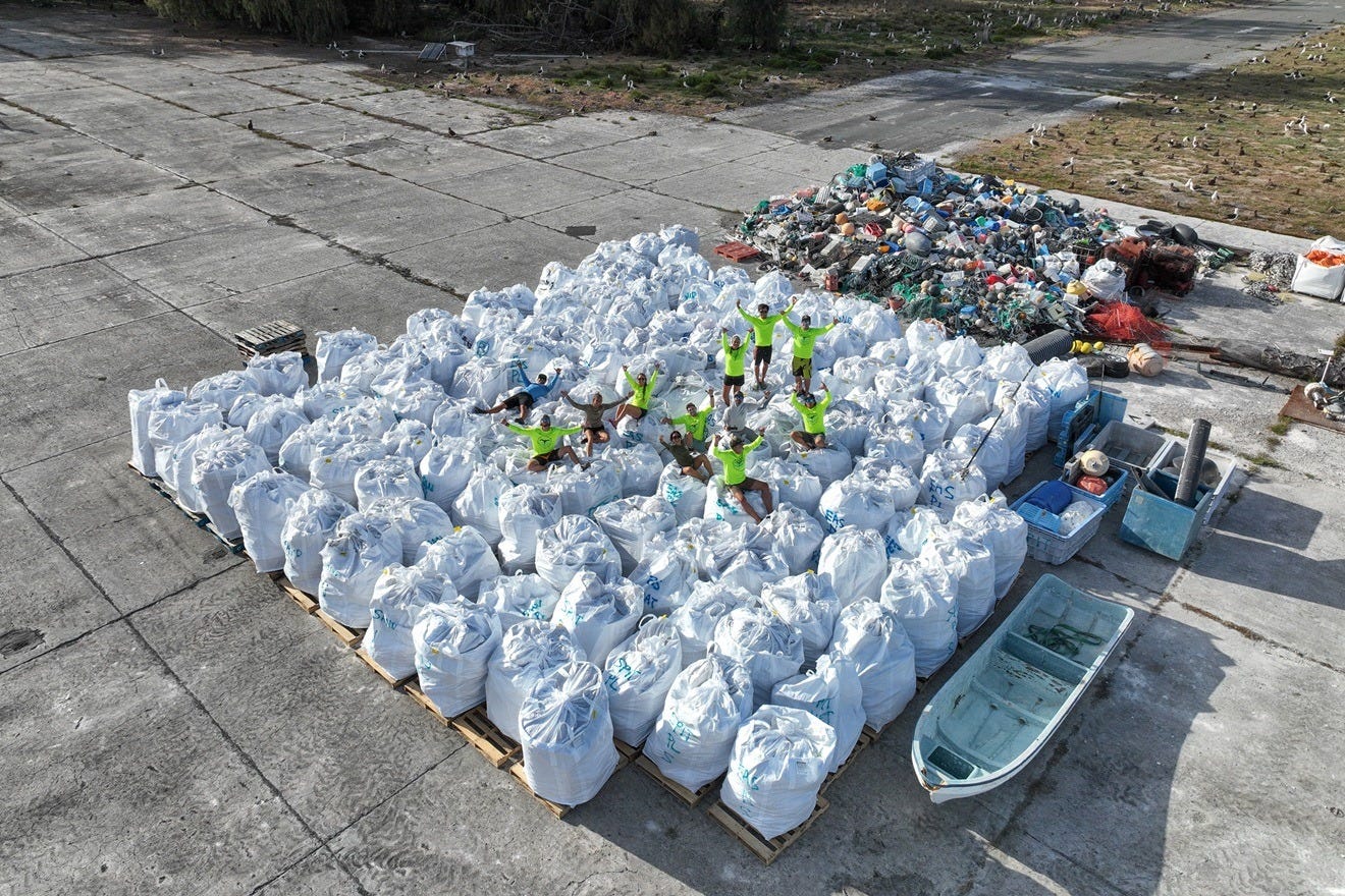 Hawaii nonprofit hauls off a million pounds of ocean trash