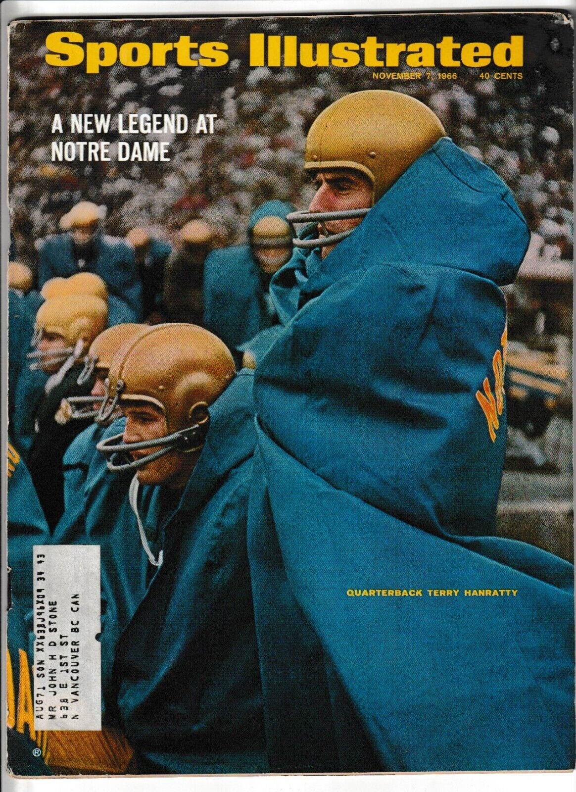 A New Legend at Notre Dame: The Rise of Terry Hanratty