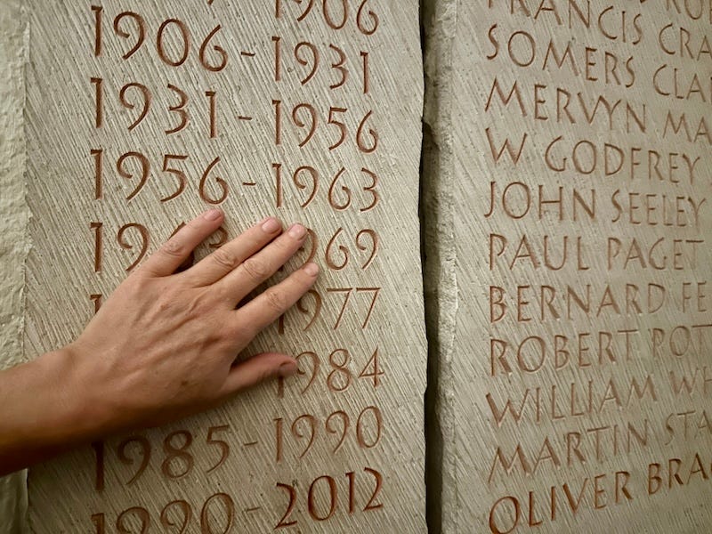 The Ancient Art of Letter Carving. - by Matt Brown