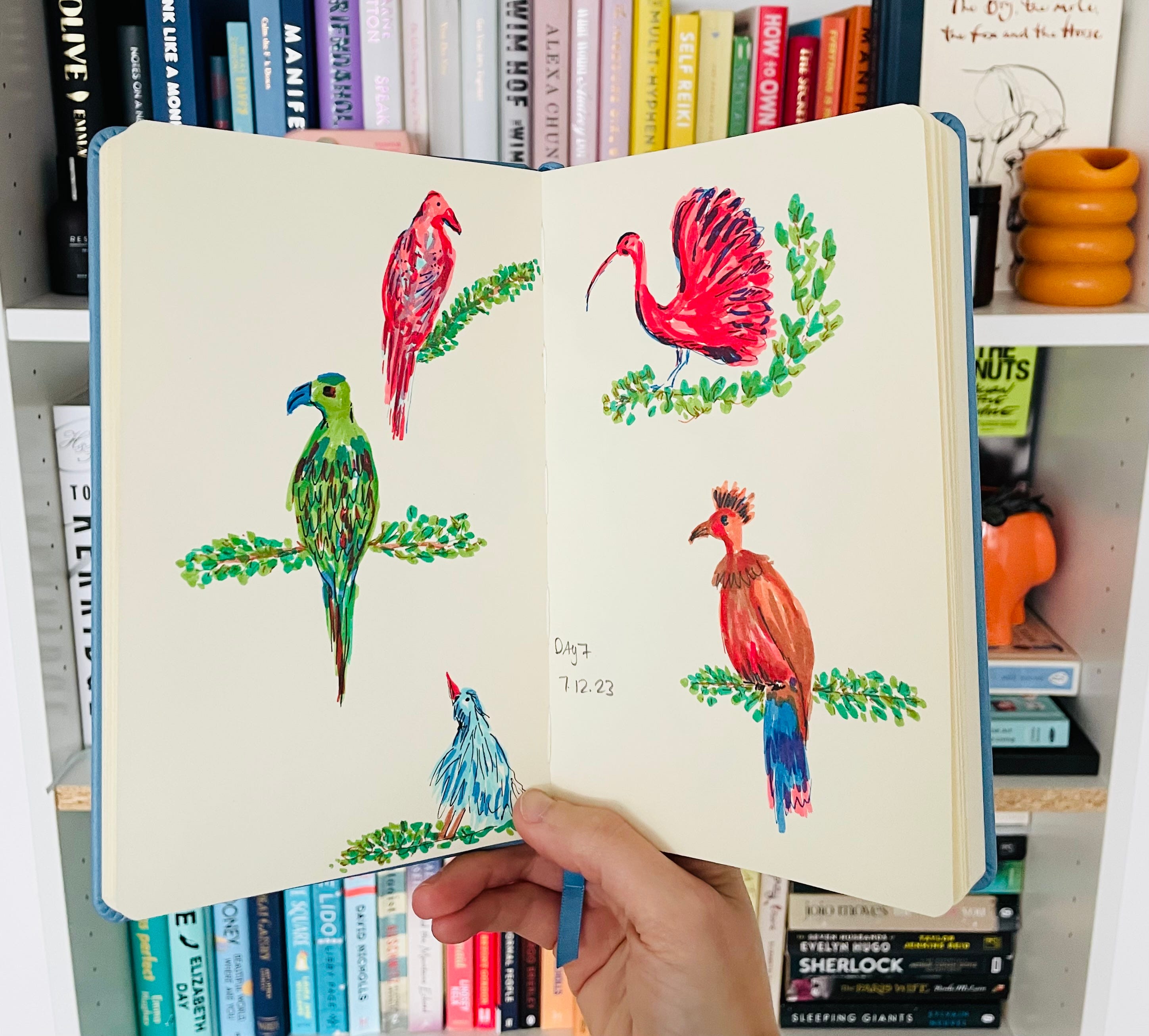 Sketchbook Pages - by Sam Rainford - Seeds of Creativity