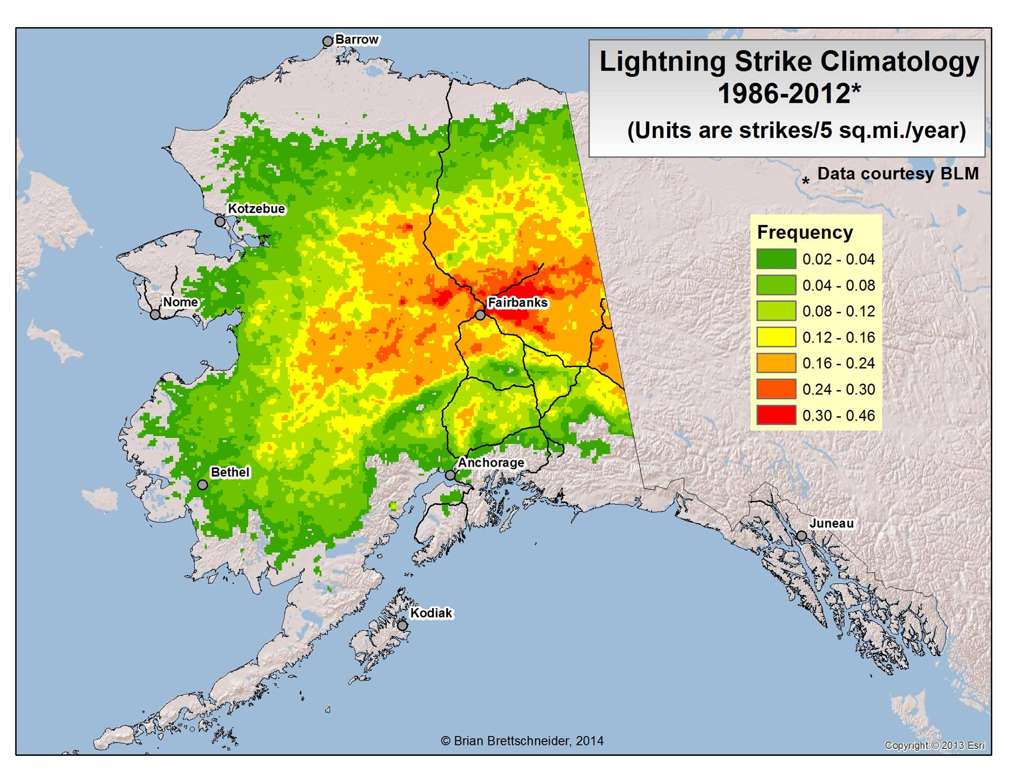 Alaska Thunder and Lightning - by Rick Thoman