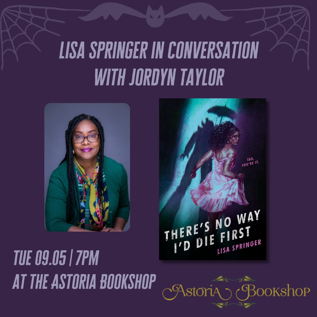 Book launch event invitation - Lisa Springer's Newsletter