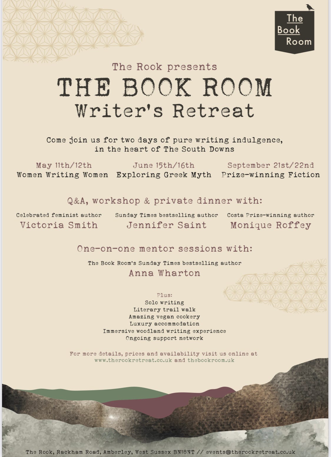 The Book Room's Writing Retreats - by Anna Wharton