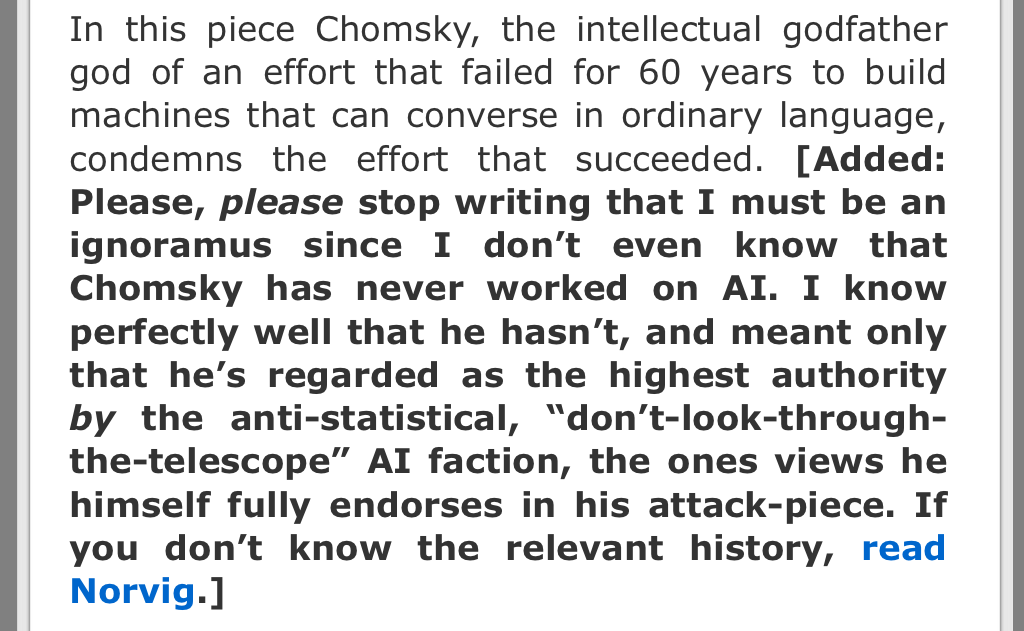 Caricaturing Noam Chomsky - by Gary Marcus - Marcus on AI